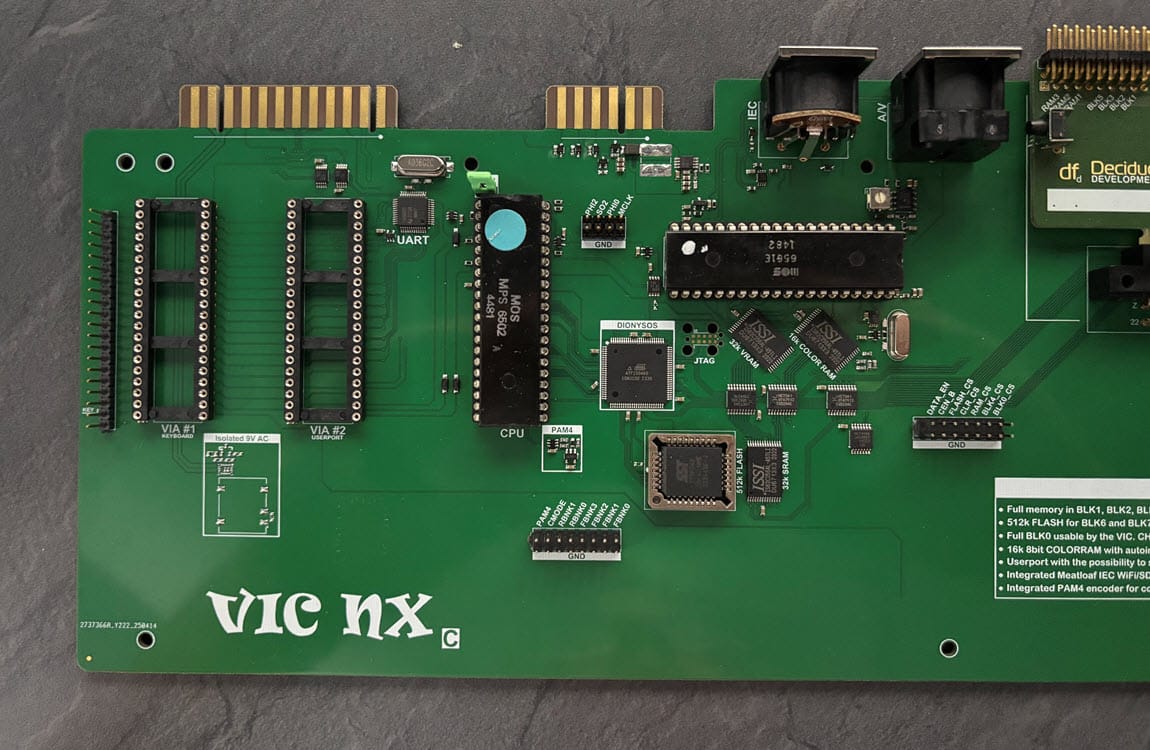 Memory and Map of VIC NX